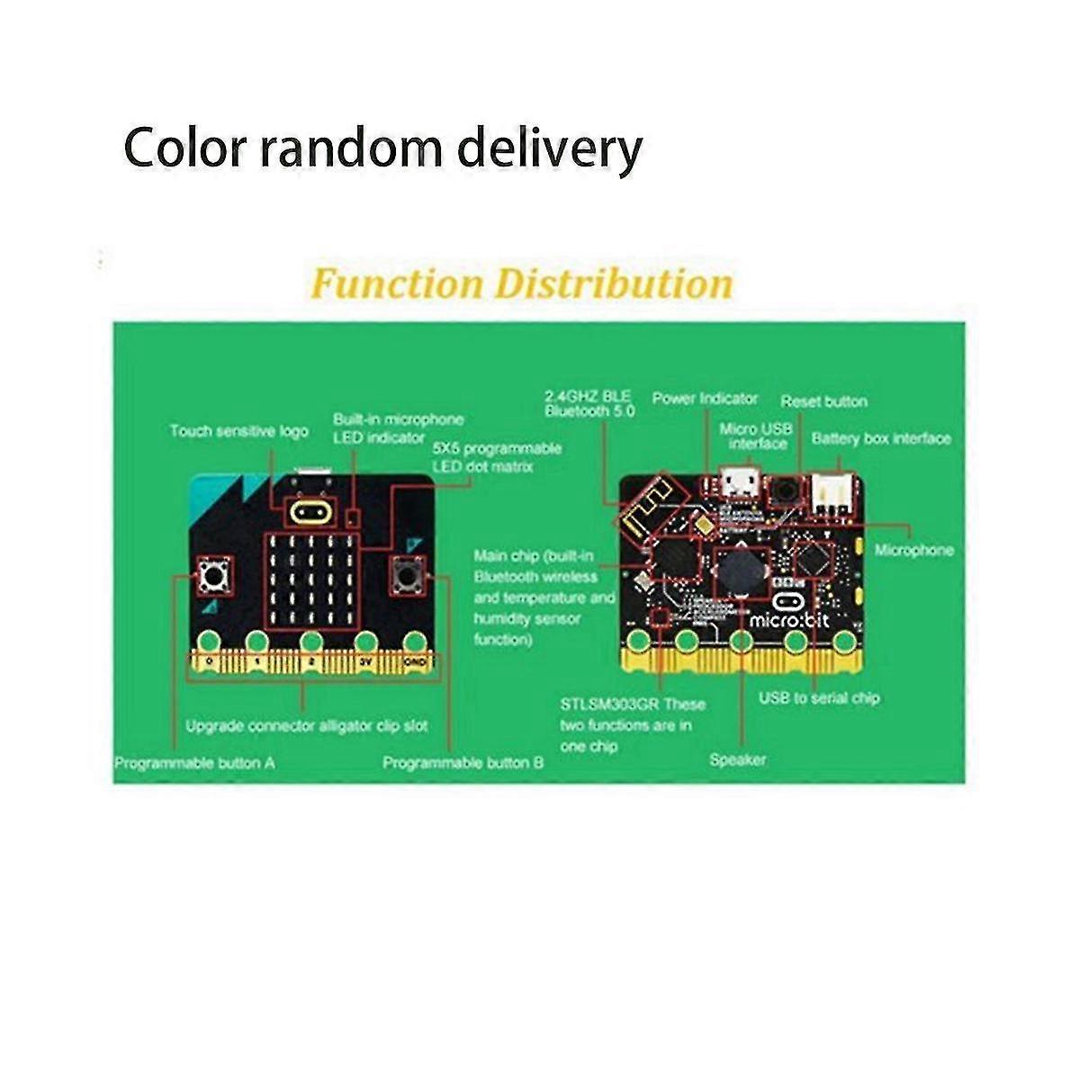 Bbc Microbit V2 Development Board Educational Makecode Python Programming Programmable Learning