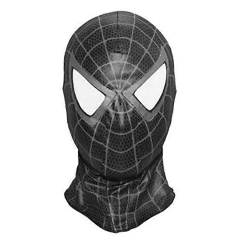 Spiderman Venom Black Full Head Mask Halloween Cosplay Balaclava Hooded ...