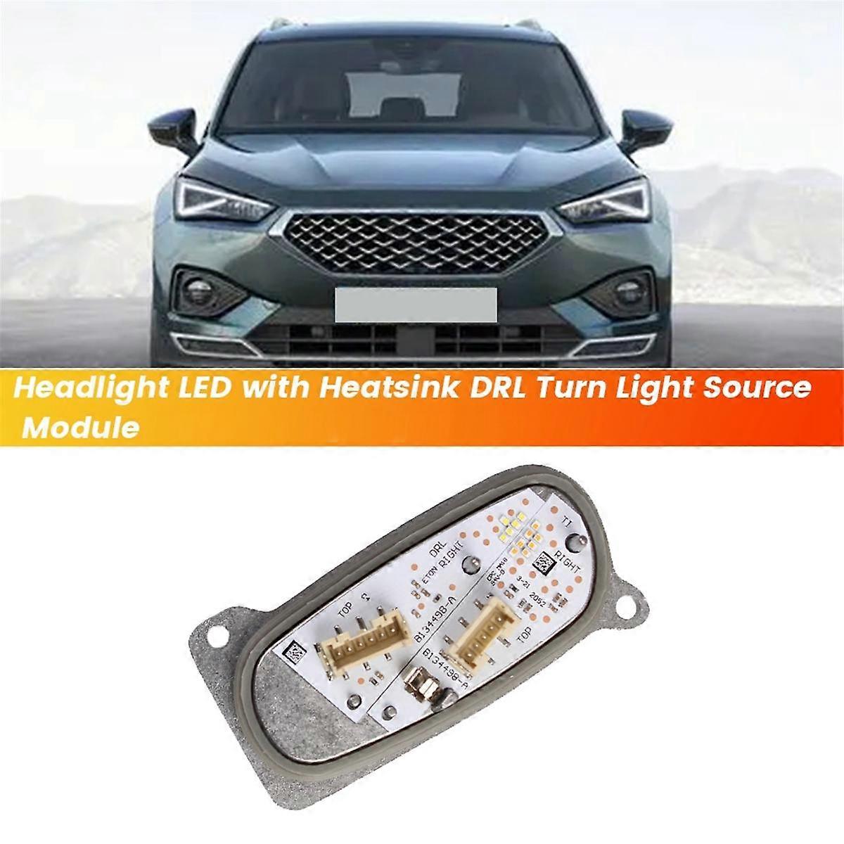 Car Headlight Module LED with Heatsink for Seat Tarraco 2019-2024 DRL ...