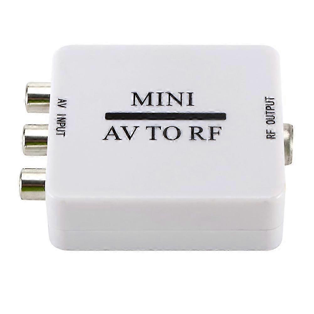 AV to RF Converter with RF 67.25 MHz 61.25 MHz Frequency for TV VHS DVD ...