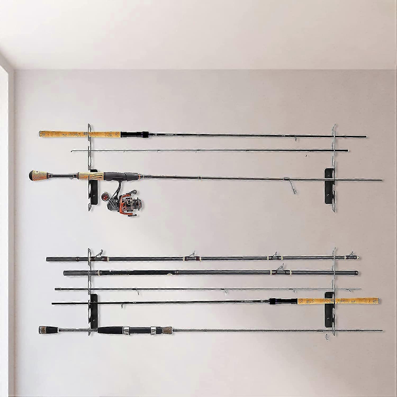 Fishing Rod Holders For Garage Fishing Pole Holders, Metal,removable ...