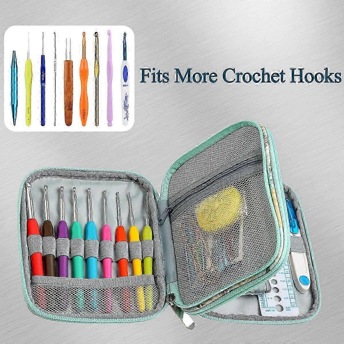 Crochet Hook Case, Ergonomic Crochet Hooks Organizer Empty, Crocheting ...