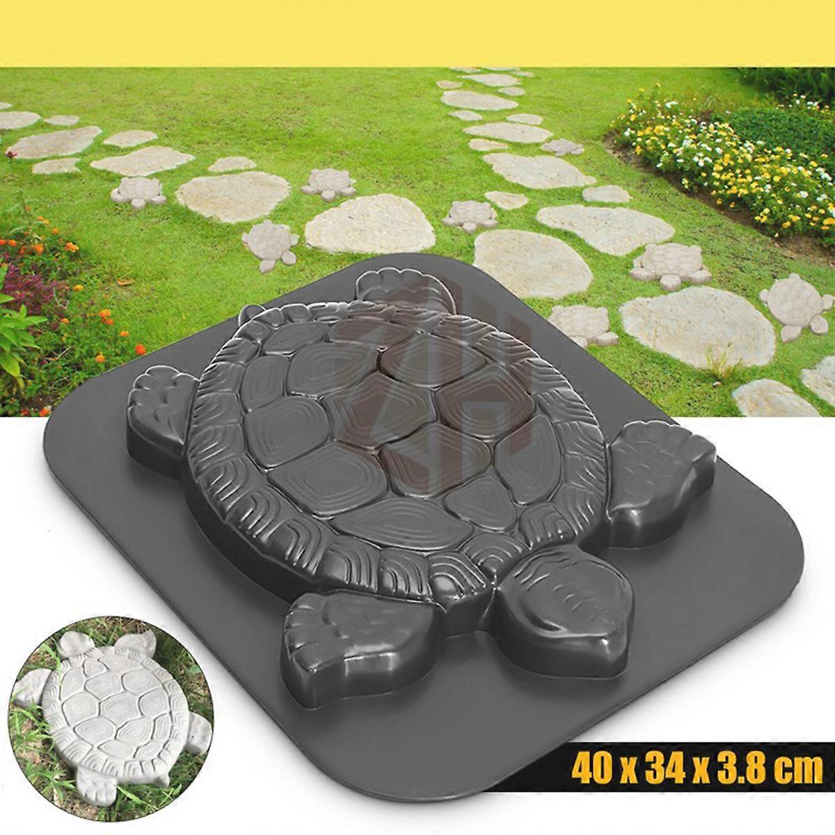 Cement Molds Plastic Floor Stepping Pavers Lawn Stone Decoration ...