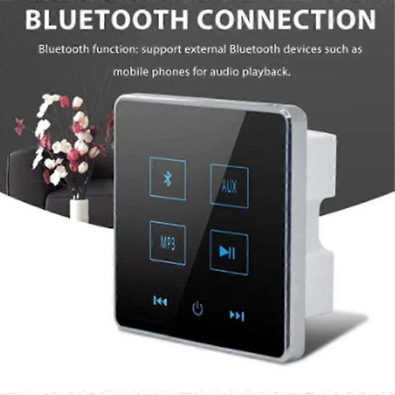 Home Theater Bluetooth Wall Amplifier Touch Screen Music Panel Home ...