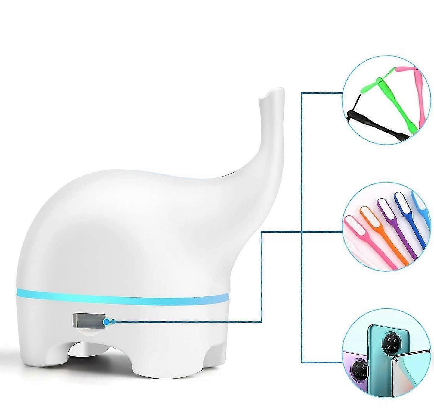 Elephant Aroma Humidifier 120ml Ultrasonic Diffuser 7 Colors Night Light | Fruugo UK