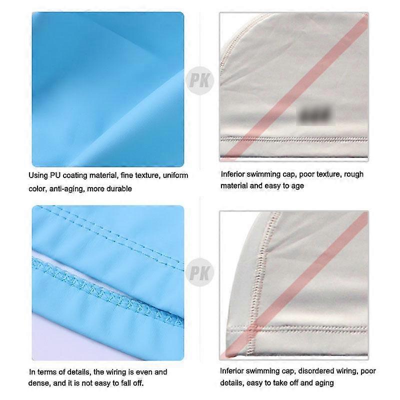 Elastic Waterproof PU Fabric Protect Ears Long Hair Sports Swim Pool ...