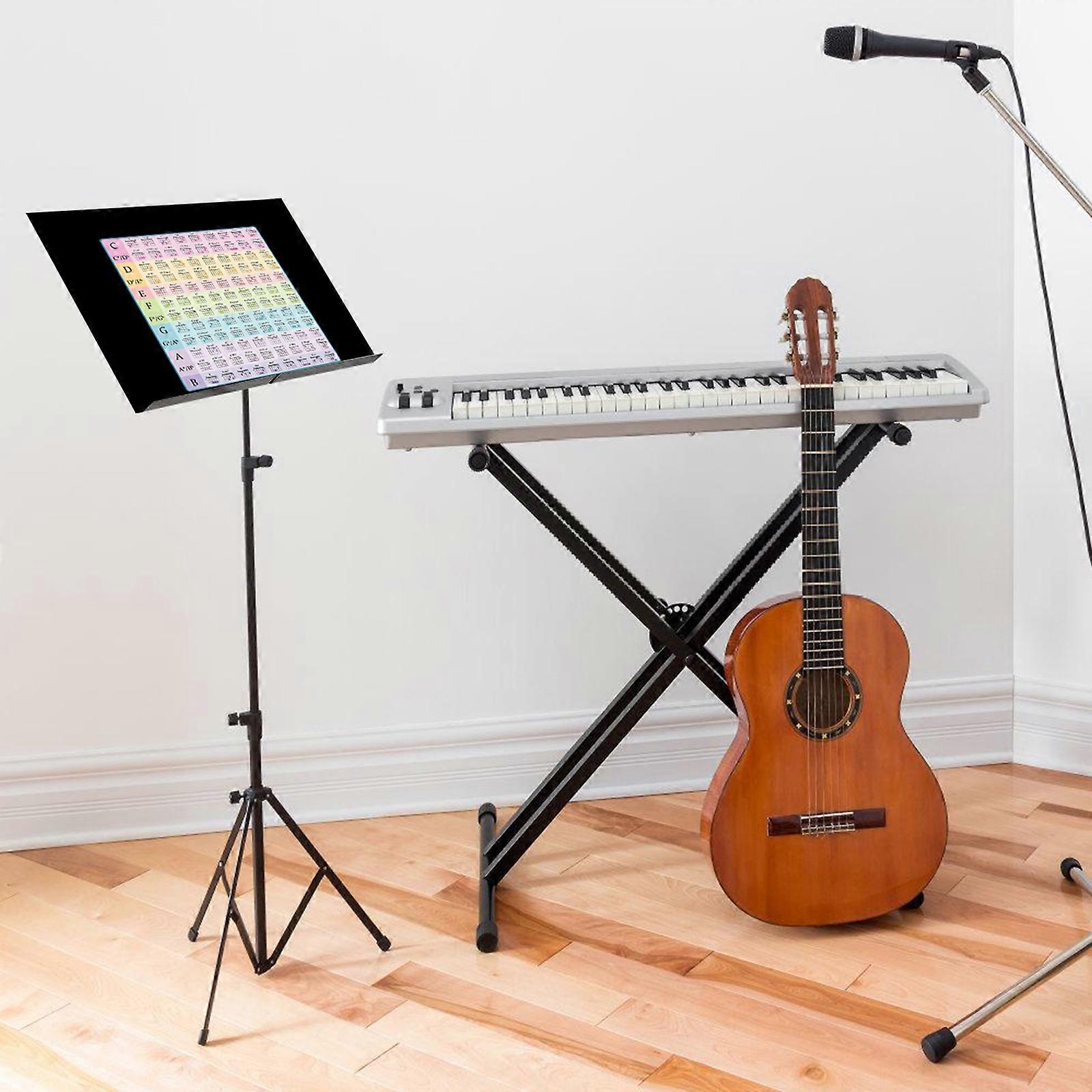 Guitar Chord Spectrum Fingering Chart Note Poster Guitar Poster ...