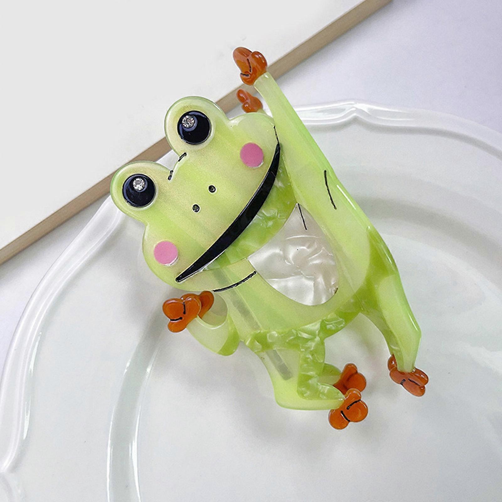 Girls Ponytail Holder Fun Hair Catch Y2K Headdress Cute Frog Harajuku ...