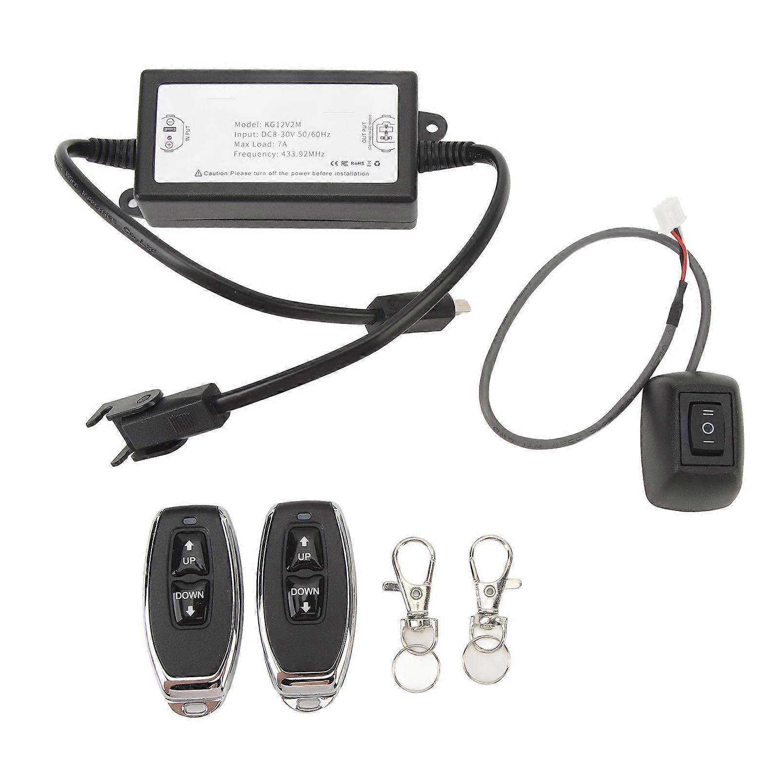 DC 8‑30V Linear Actuator 433MHZ Push Rod Motor Telescopic Remote ...