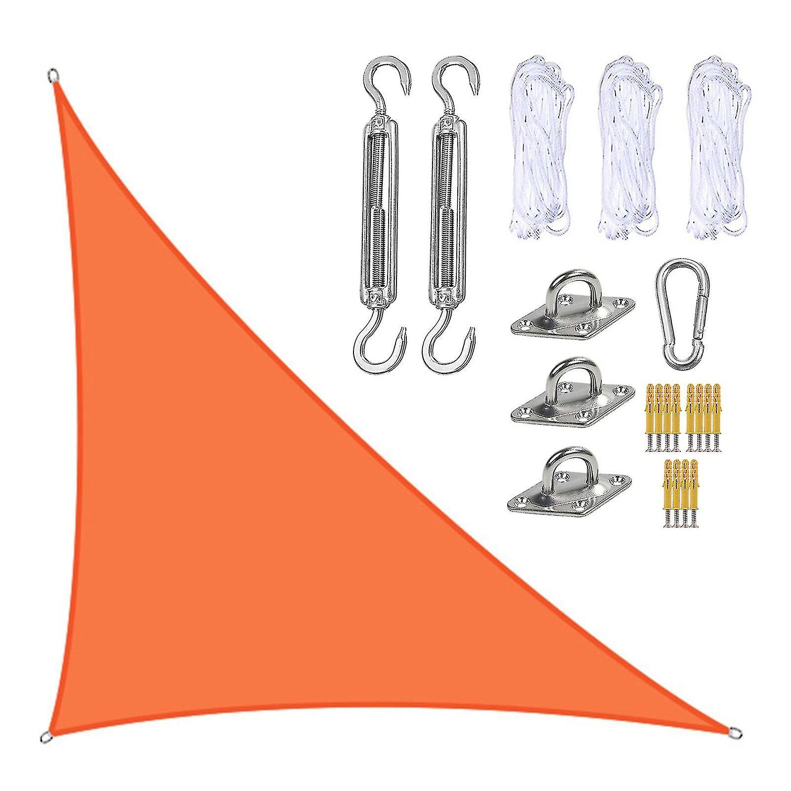 3x4x5m Waterproof Shade Sail Awning Sunshade Triangular Awning-terrace ...