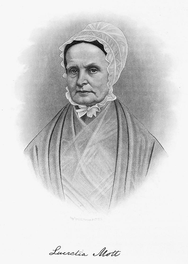 Lucretia Coffin Mott /N(1793-1880). American Quaker Minister And Woman ...