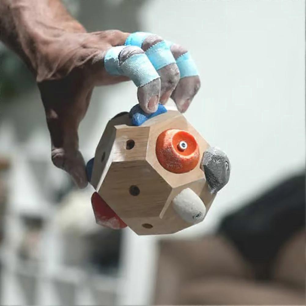 Handcrafted Boulders Block - Finger Strength Focus Ball for Rock Climbing, Grips Trainer for ...
