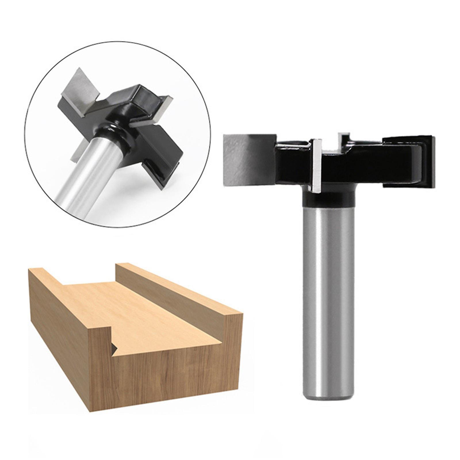 12mm 1/2" Shank Wood Milling Cutter Planing Adapter Collet Surfacing ...