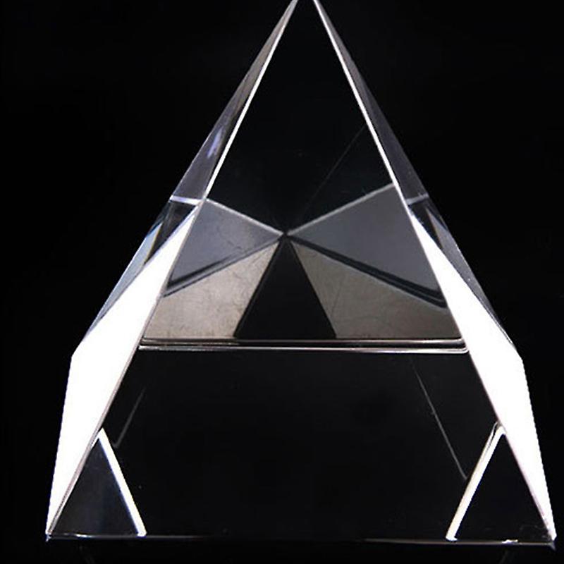 Prism Optical Glass Pyramid 40mm High Rectangular Polyhedron Suitable ...