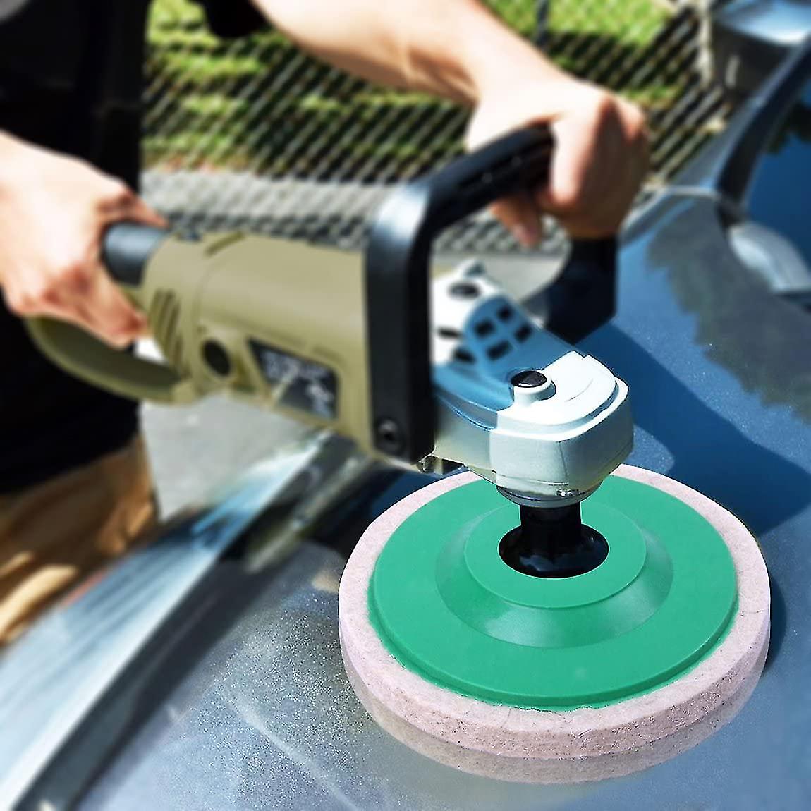 10pcs Diameter 100mm Polishing Wool Polishing Wheel Pad Buffer Disc ...