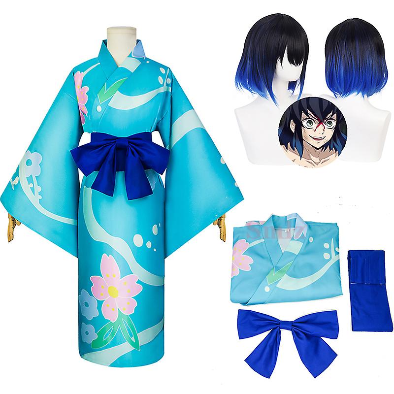 Anime Demon Slayer Season 2 Hashibira Inosuke Cosplay Costume Kimetsu ...