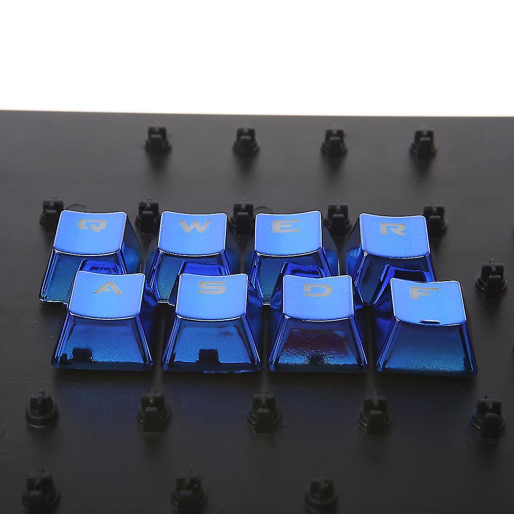 12 Keycaps Metal Coating Pbt Diy With Keycap Puller For Mechanical ...
