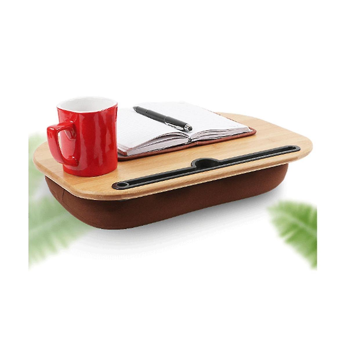 Lap Desk With Pillow Cushion,laptop Stand With Slot For Tablet,computer ...