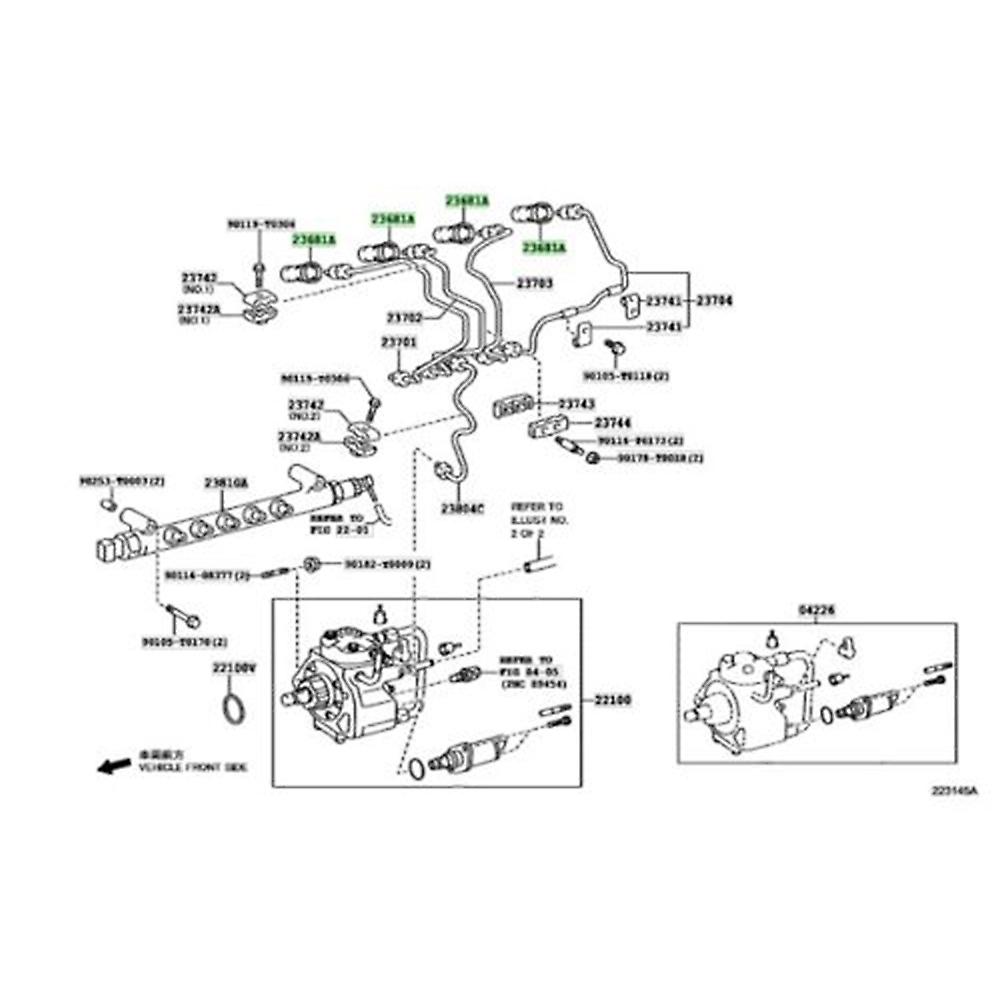 4Pcs Common Rail Injector Seal For Toyota Hilux 3.0D 2005-2022 23681 ...