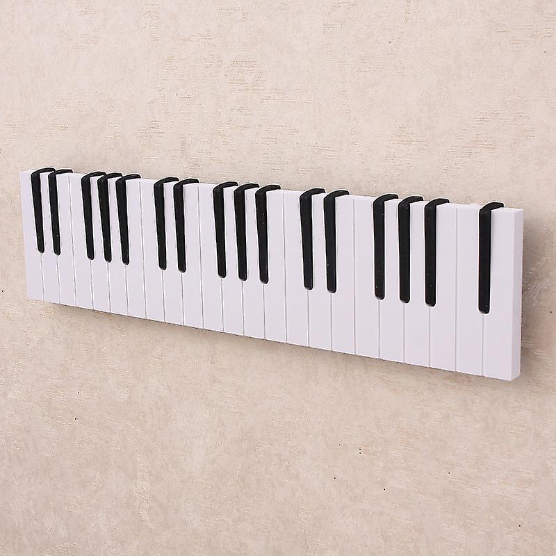 Piano Wooden Coat Racks Piano Keys Wall Mounted Coat Hook Hanger Wall ...