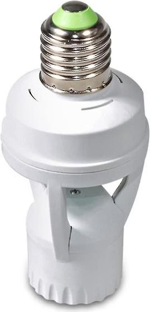 Mce24 Bulb Holder With Motion Detector Security Detection E27 60w ...