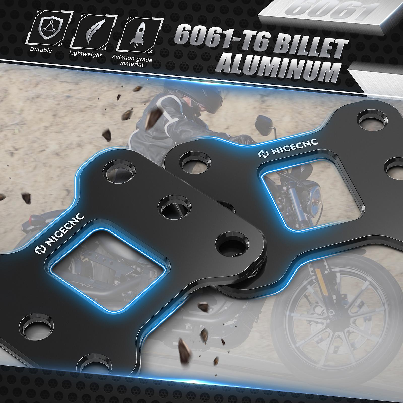 Nicecnc 1"/2" Front Fender Riser For Harley Sportster 883 1200 Xl883 ...