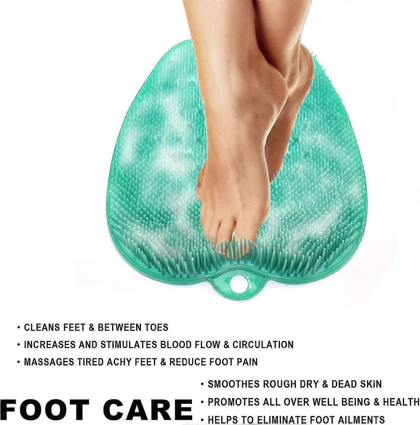 Foot Scrubber Cleaner Massager, Shower Foot Massager Cleaner Brush With ...
