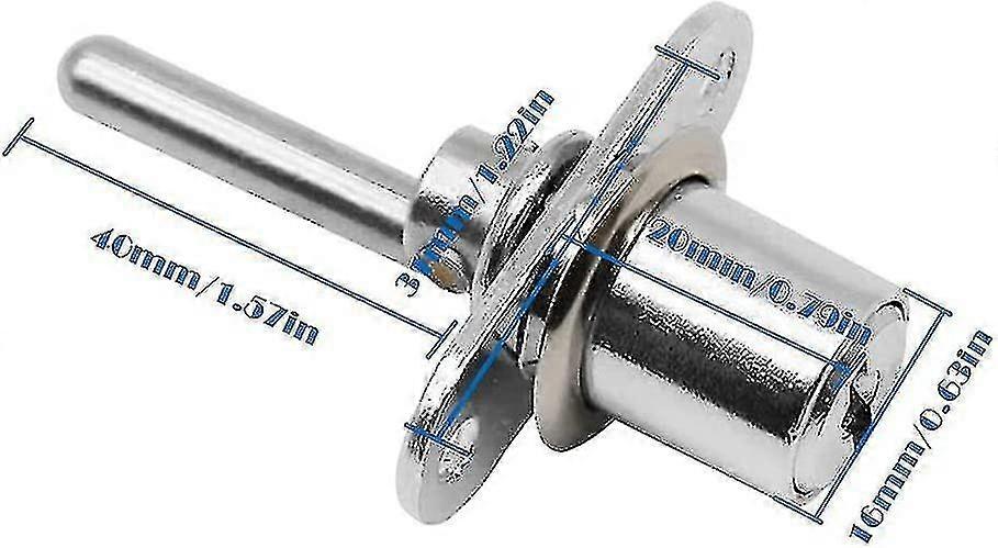 2 Pieces Drawer Lock With Key For Furniture Plunger Lock For Cabinet ...