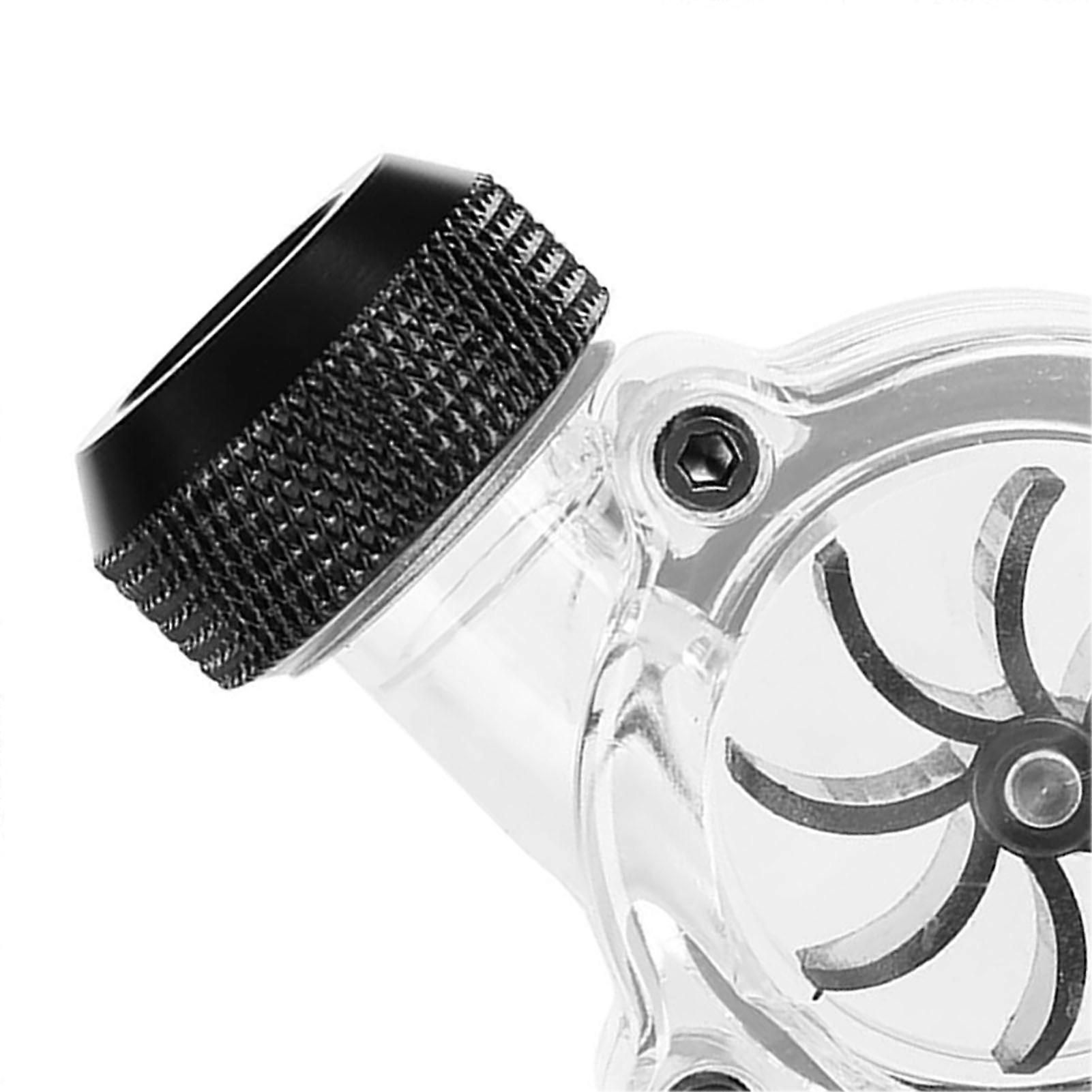 G1/4" Thread Port Female to Female Flow Meter Indicator for PC Water ...