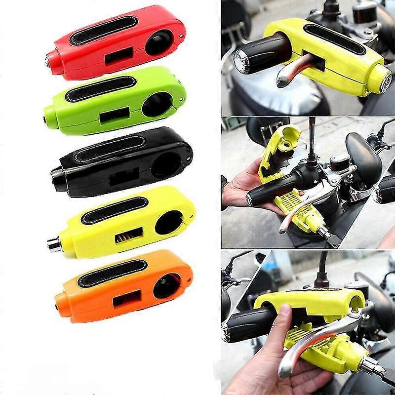 Barsinfi Motorcycle Grip Lock Handlebar Throttle Motorcycle Bicycle ...
