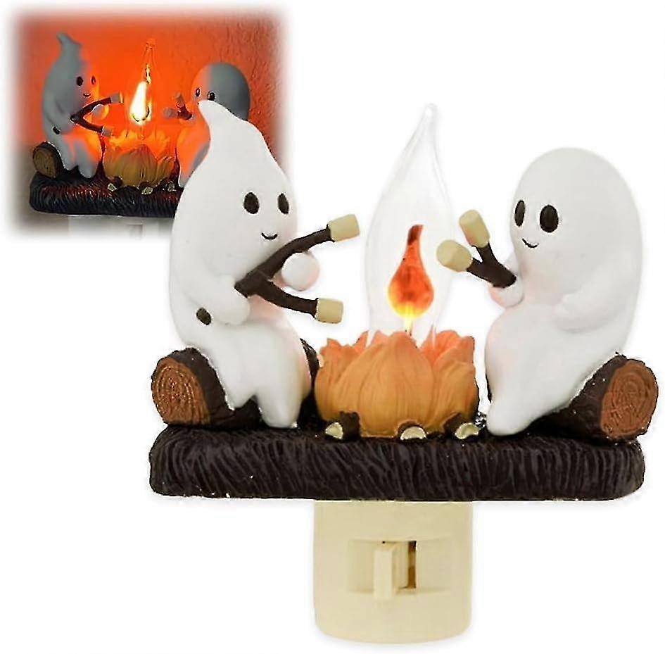 Ghost Campfire Nightlight, 2024 Ghost Campfire Flickering Nightlight ...