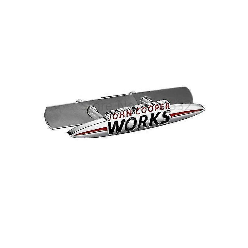 3D Metal John Works Front Grille Emblem Badge JCW Logo Car Stickers ...