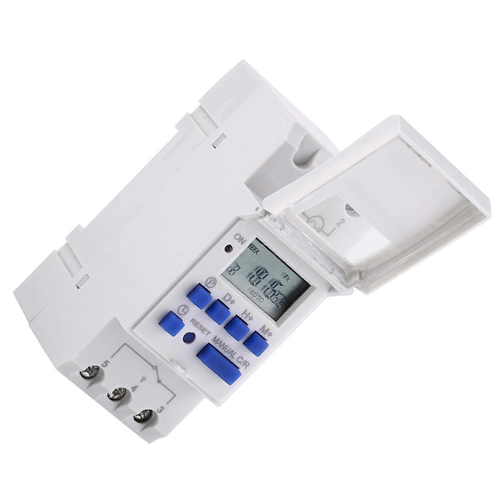LCD Display Weekly Programmable Electronic Relay Time 16 ON and OFF ...