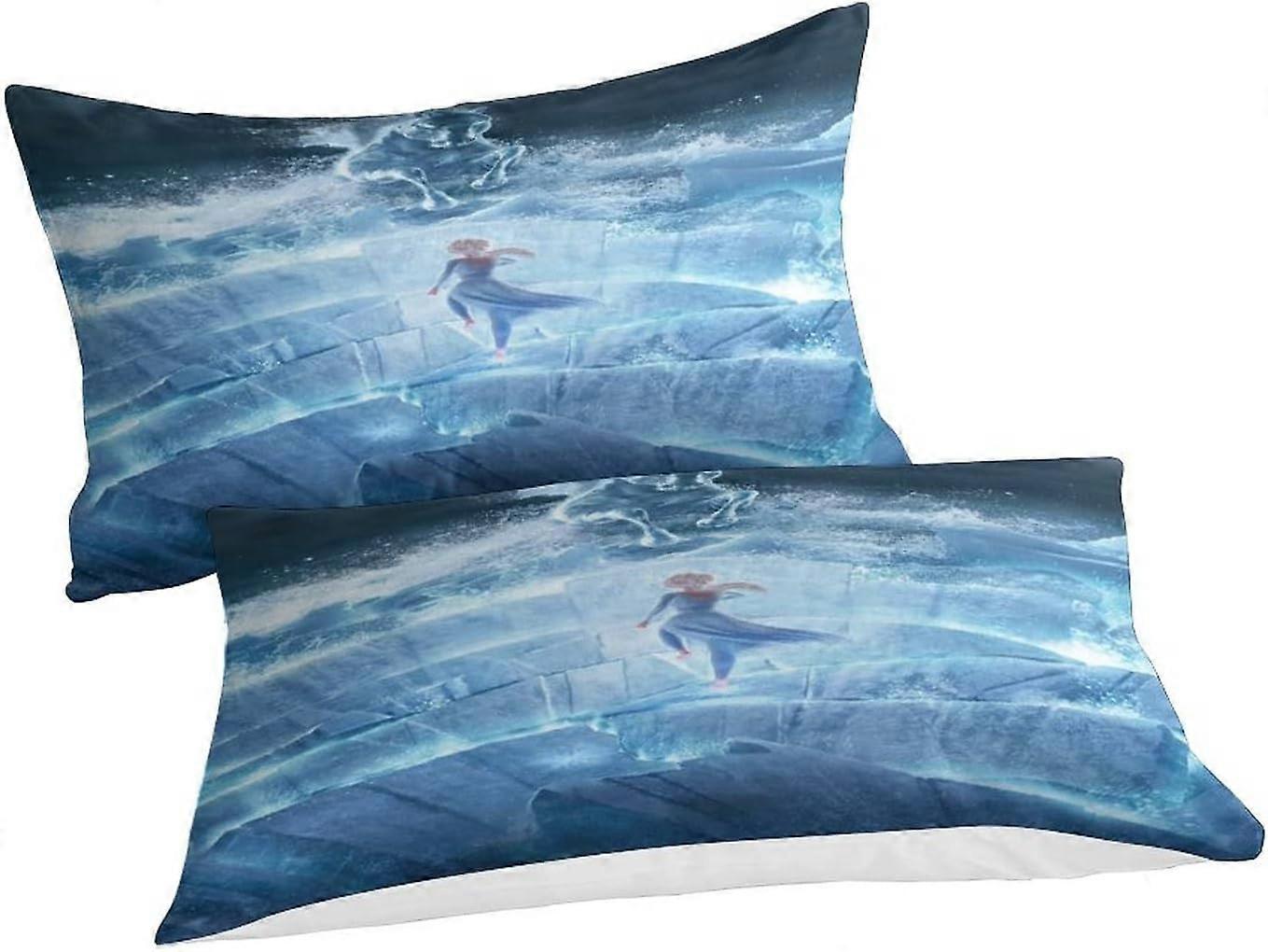 Elsa Duvet Cover Set for Kids Adults Bedroom Elsa Printed Bedding Set ...