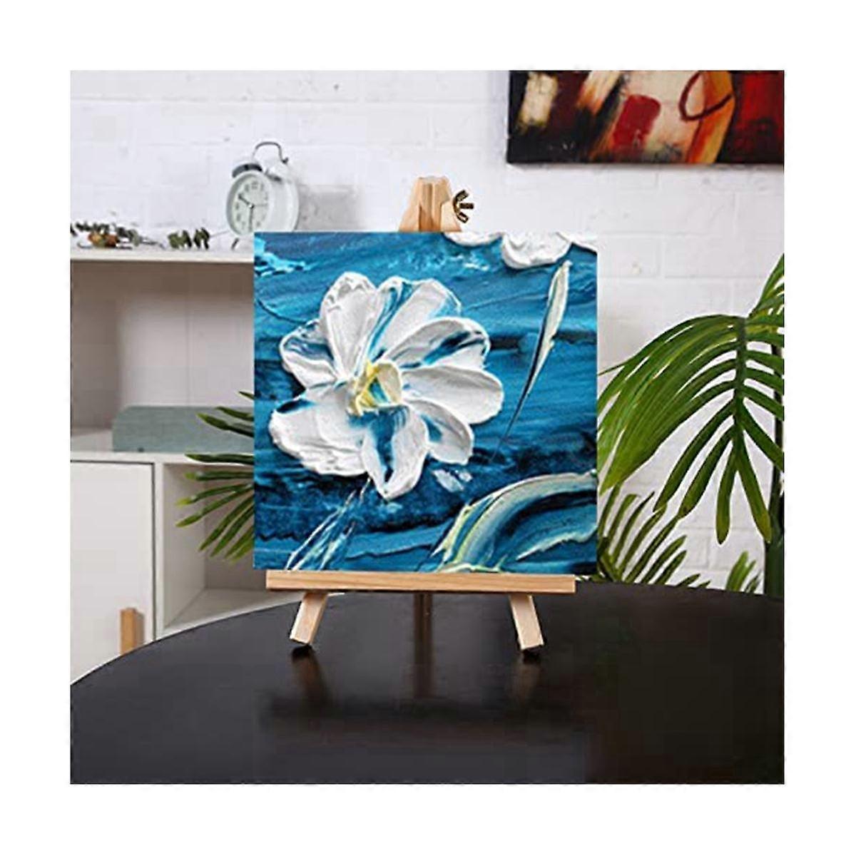 16 Pack 4 x 4 Inch Stretched Mini Canvases Small Painting Canvas With ...