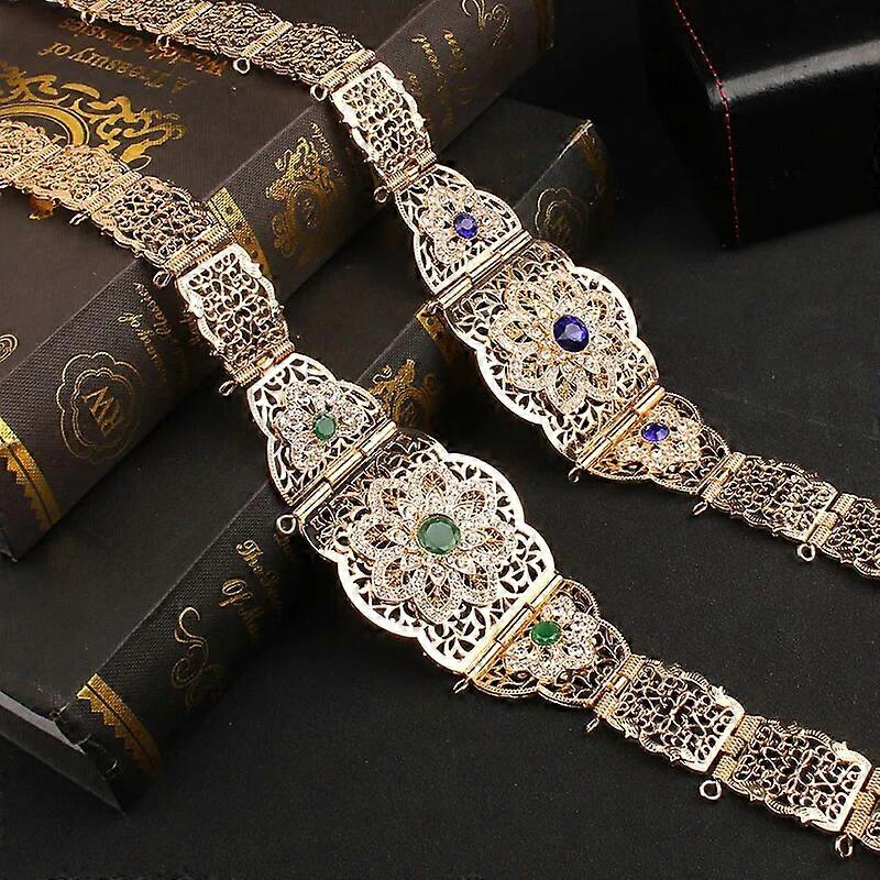 Moroccan Ladies Metal Waist Chain French Wedding Bridal Waist Chain ...
