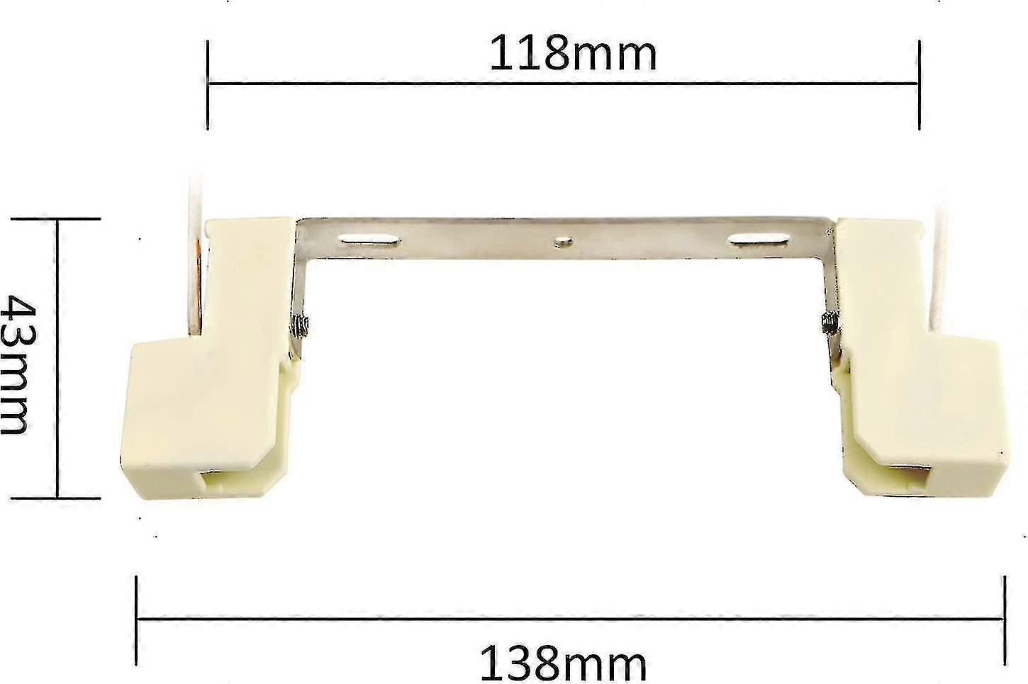 2024 2pc R7s Led Lamp Holder 118mm Halogen,ac 100-240v,linear Ceramic ...