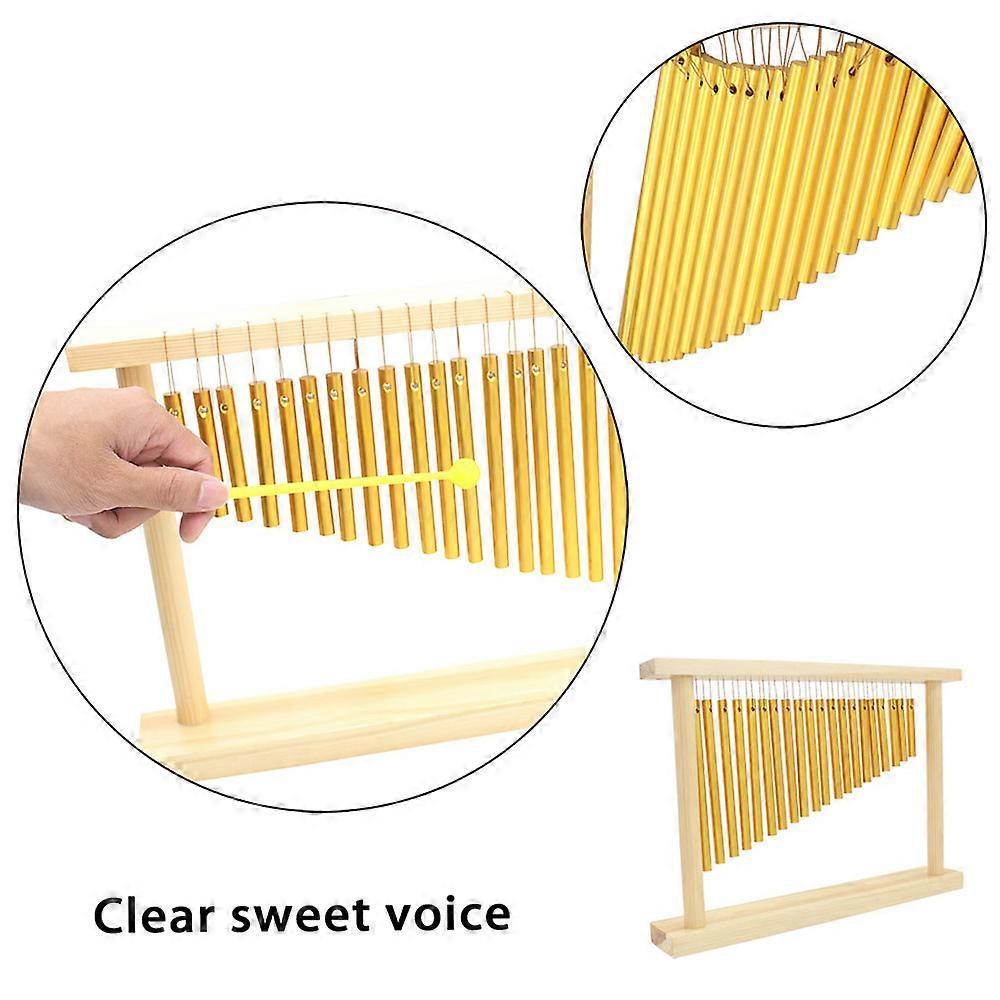 20-Tone Table Top Bar Chimes 20 Bars Single-row Musical Percussion ...