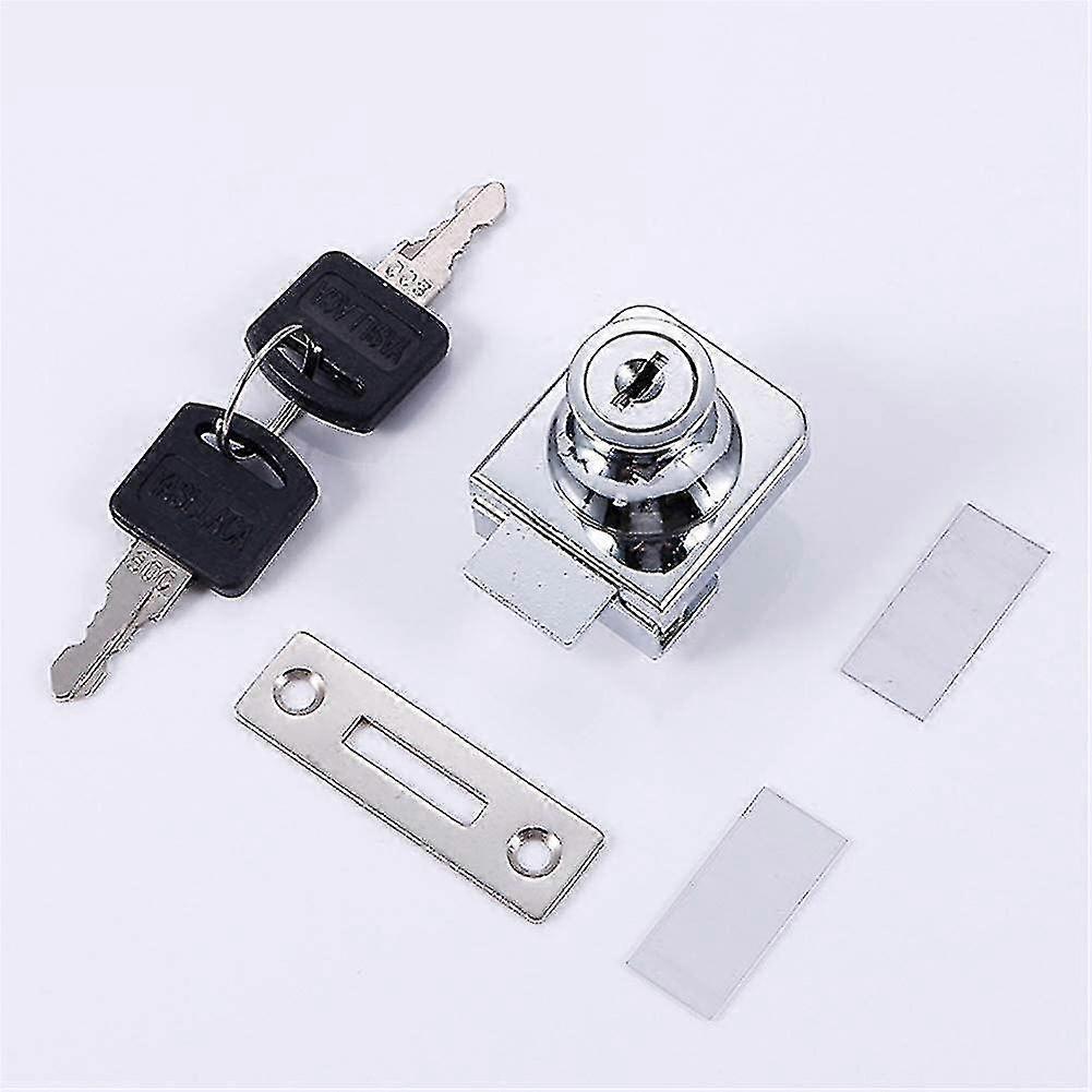 Glass Door Lock, Chrome Steel Lock, Glass Screen Lock, Lock For Glass ...