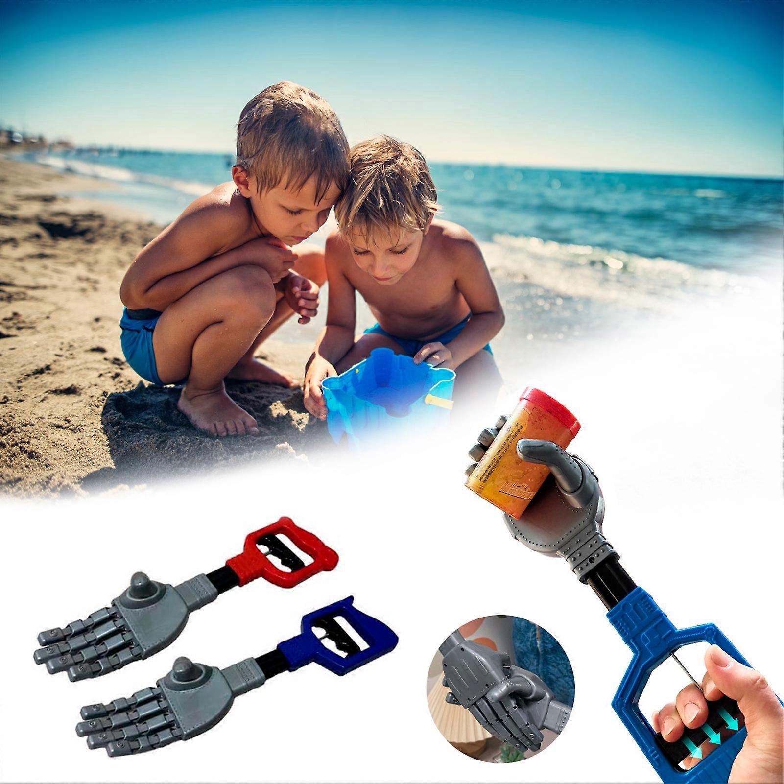 Kids Funny Robotic Arm Toys Intellectual Hand Grabber Long Arm Grabbing ...
