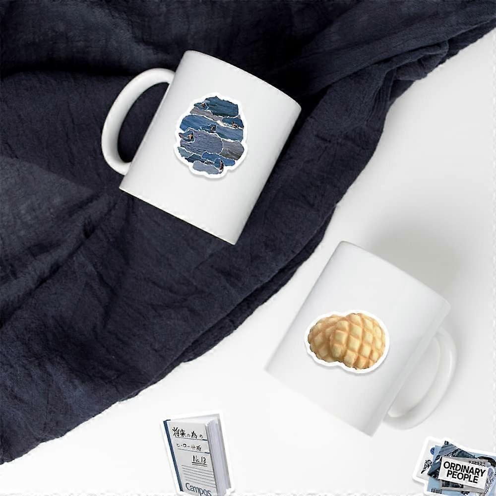 Blue Stickers Aesthetic,60 Pcs Pastel Blue Stickers Waterproof Laptop ...