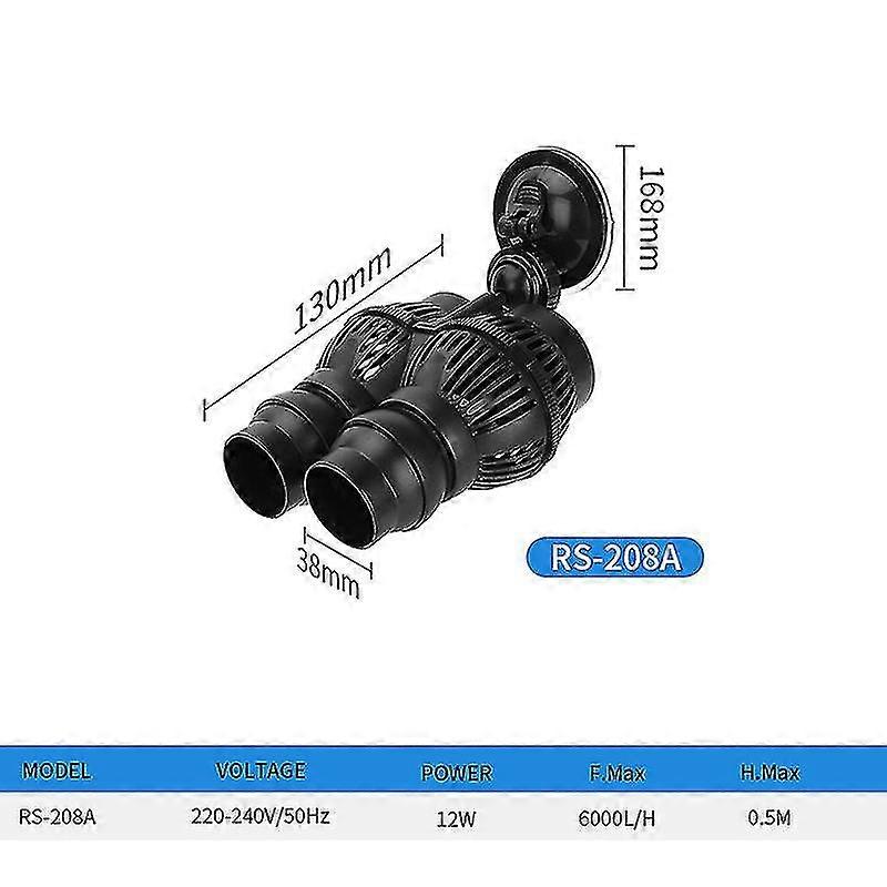 Mini Vattenpumpar Ultra Silent Sugkopp Typ Akvariepumpar 6w 3000l / h ...