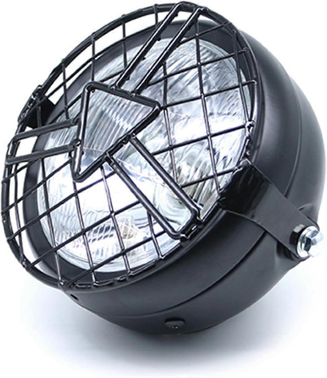 Universal Motorcycle Headlight, 6 '' Halogen Headlight with Lampshade ...