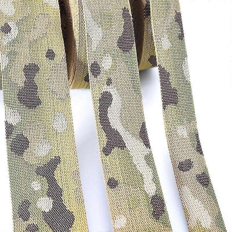1m Length Military Multicam Mc Jacquard Webbing Strap Diy Molle Belt ...