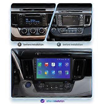 2 Din For Toyota RAV4 RAV 4 2013-2018 Carplay 4G WIFI Android Auto Car ...