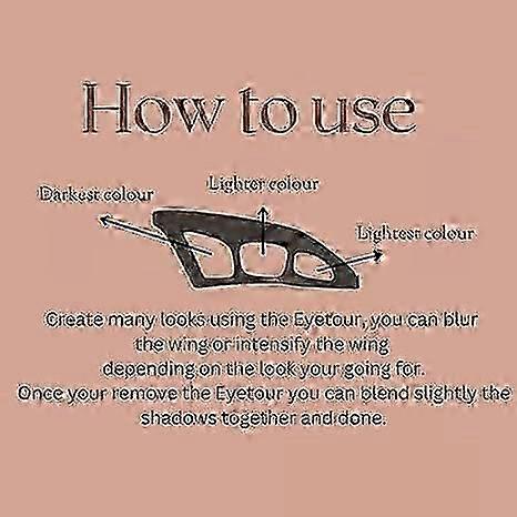 Eyetour Eyeshadow Tool, Eyetour Eyeshadow Guide, Eyetour Makeup Tool ...