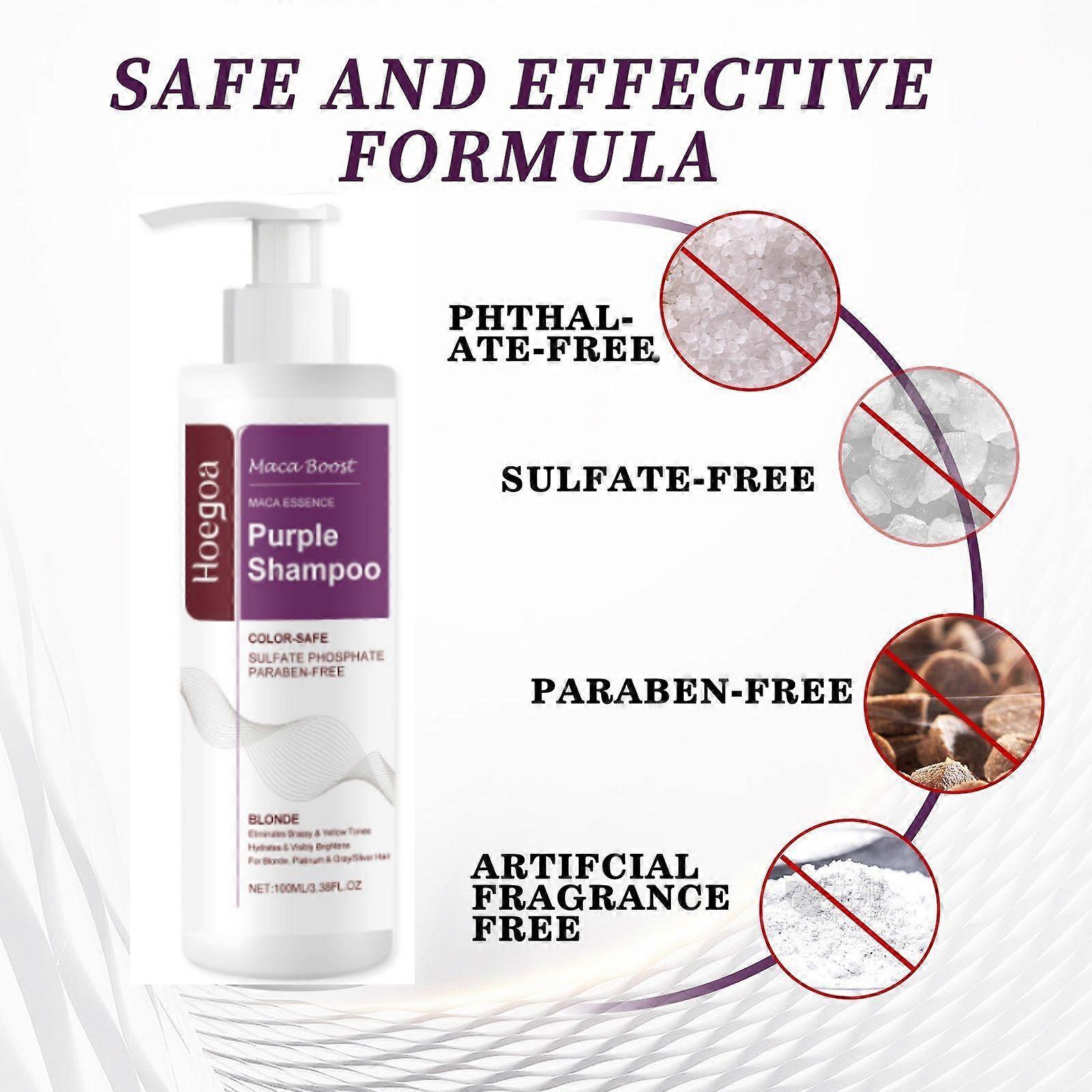 Maca Purple Shampoo, Maca Essence Purple Shampoo, Professional ...