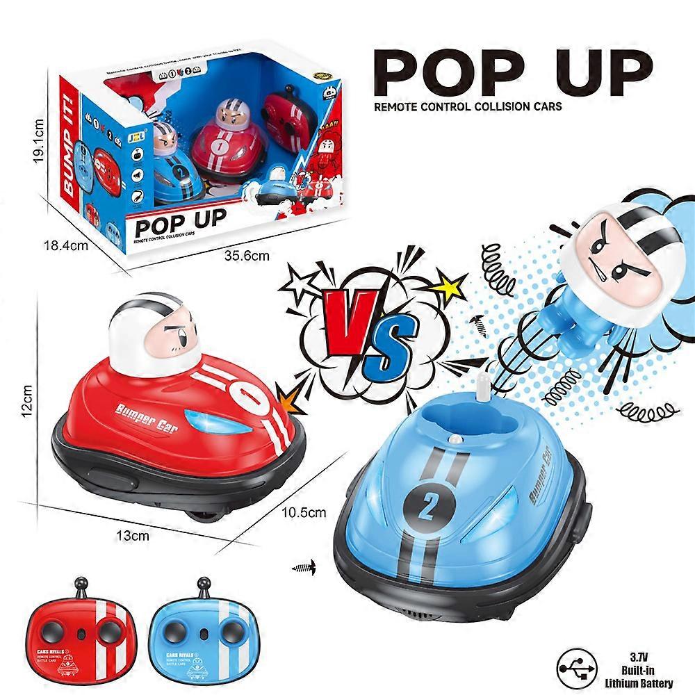 Super Battle Bumper Car 2.4G RC Toy Pop-up Doll Crash Bounce Ejection ...