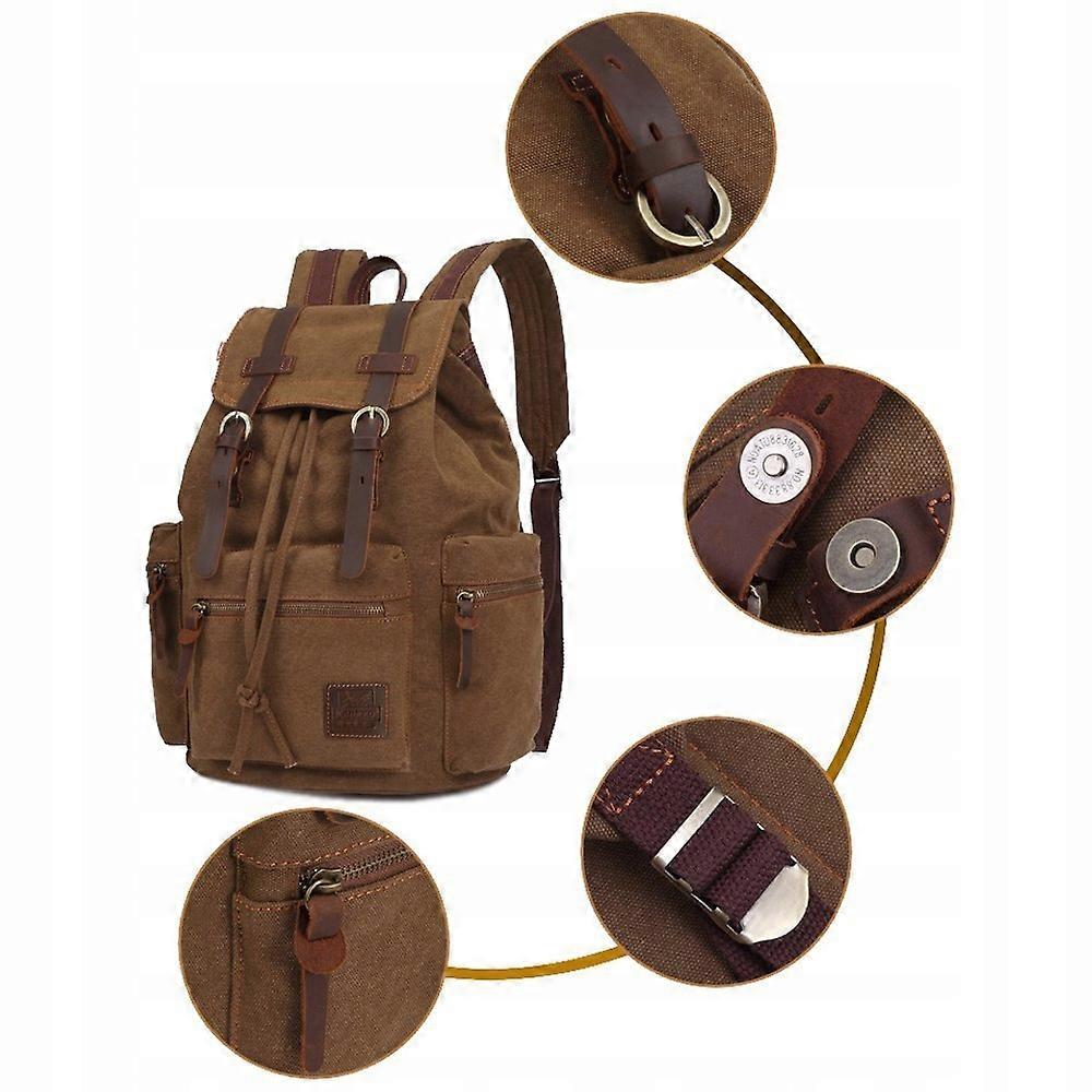 Kaukko City Backpack Fp702-khaki Brown | Fruugo UK