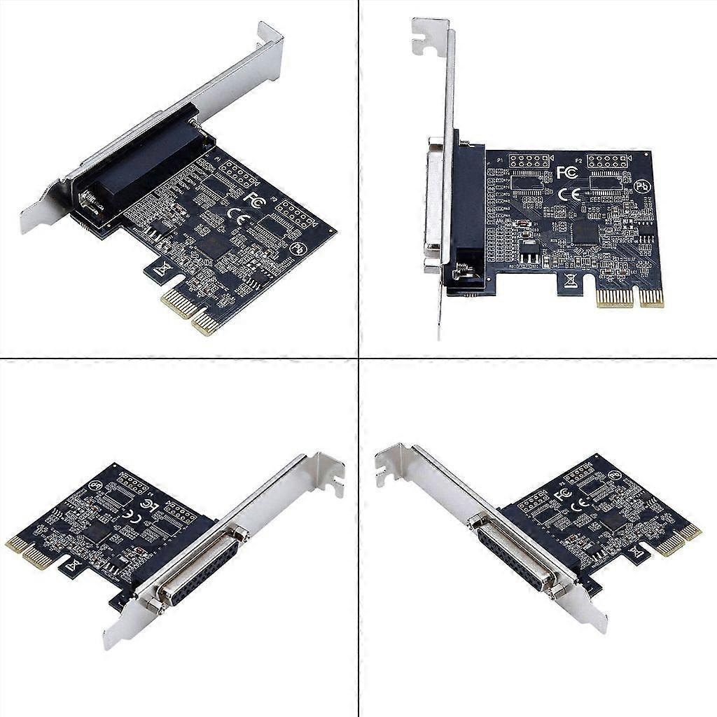 Parallel Port DB25 25Pin PCIE Riser Card LPT Printer to PCI-E for ...